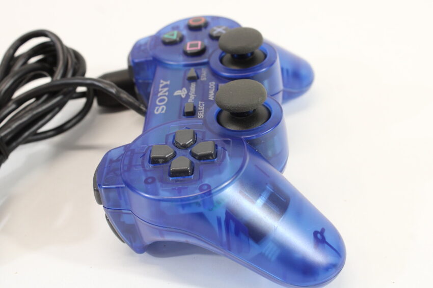 Official Sony PlayStation Dualshock 2 Ocean Blue Controller Pad SCPH ...
