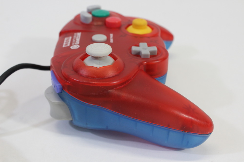 Official HORI Pad Cube Nintendo Gamecube Controller Clear Red x Blue ...