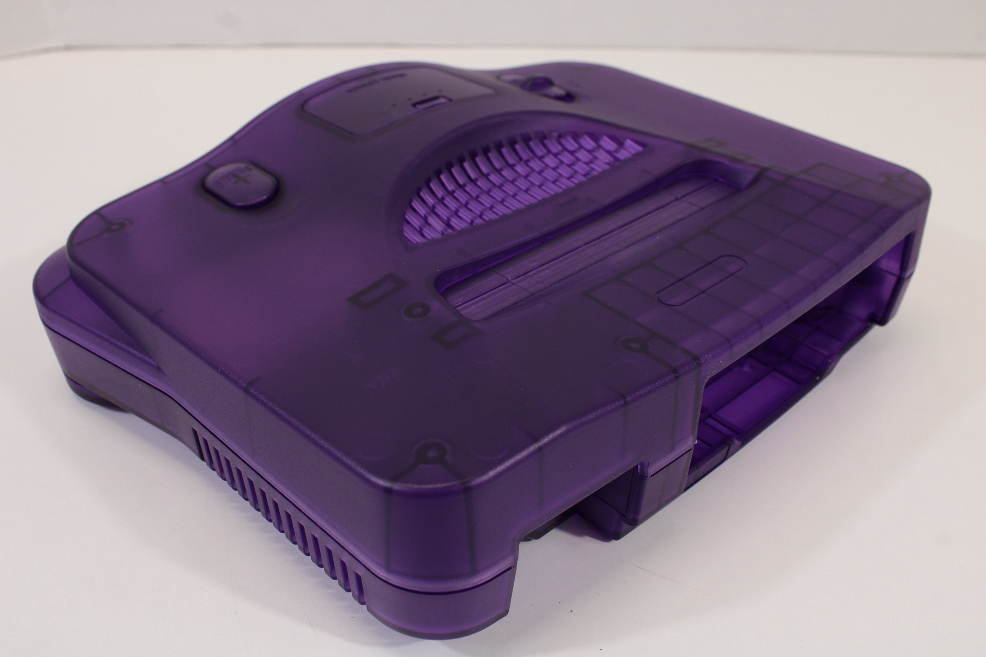 Nintendo 64 Clear Transparent Purple Console LED Mod NTSC REGION FREE ...