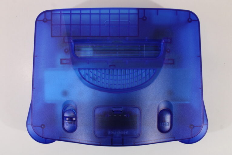 Nintendo 64 Clear Transparent Blue Console LED Mod NTSC REGION FREE (B ...