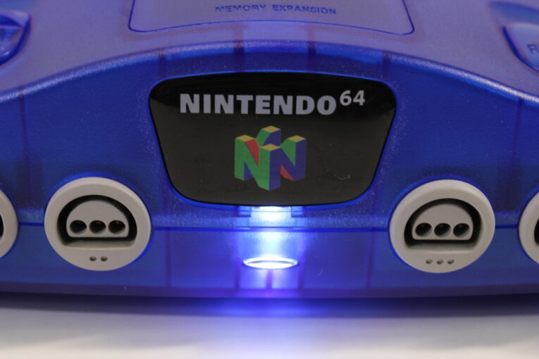 Nintendo 64 Clear Transparent Blue Console LED Mod NTSC REGION FREE (B ...