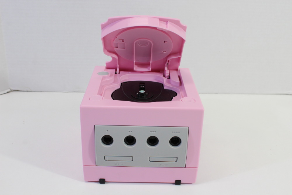 Nintendo GameCube Pastel Pink Console DOL-001 & Black Controller AV ...