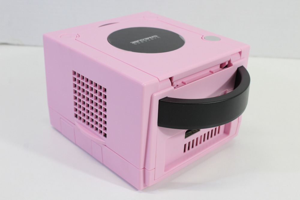 Nintendo GameCube Pastel Pink Console DOL-001 & Black Controller AV ...
