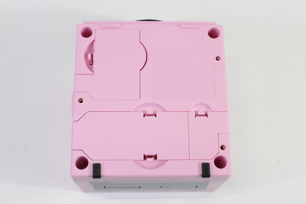 Nintendo GameCube Pastel Pink Console DOL-001 & Black Controller AV ...