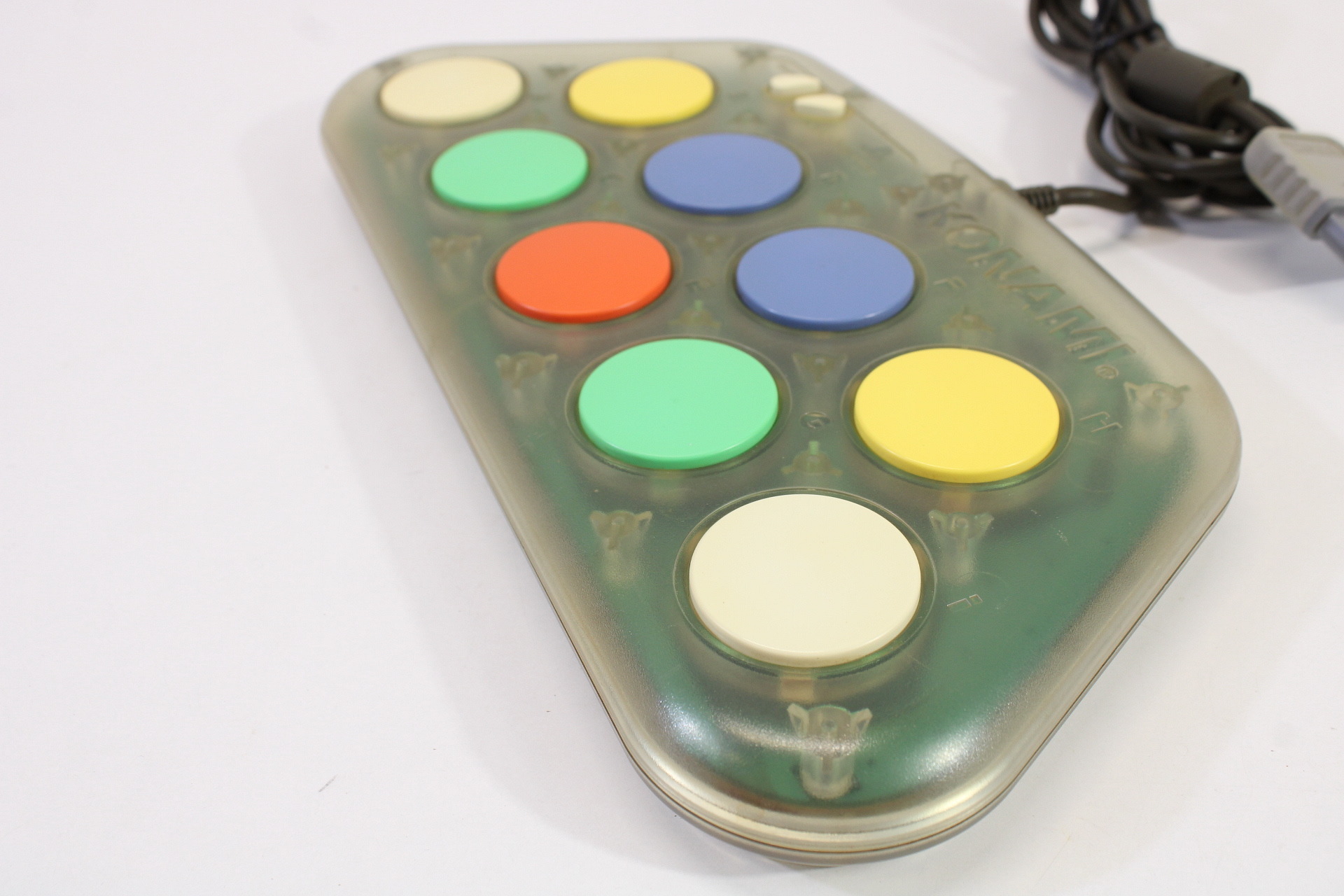 Official Konami Pop’n Music Pad Controller RU014 Clear (Cigarette Odor ...