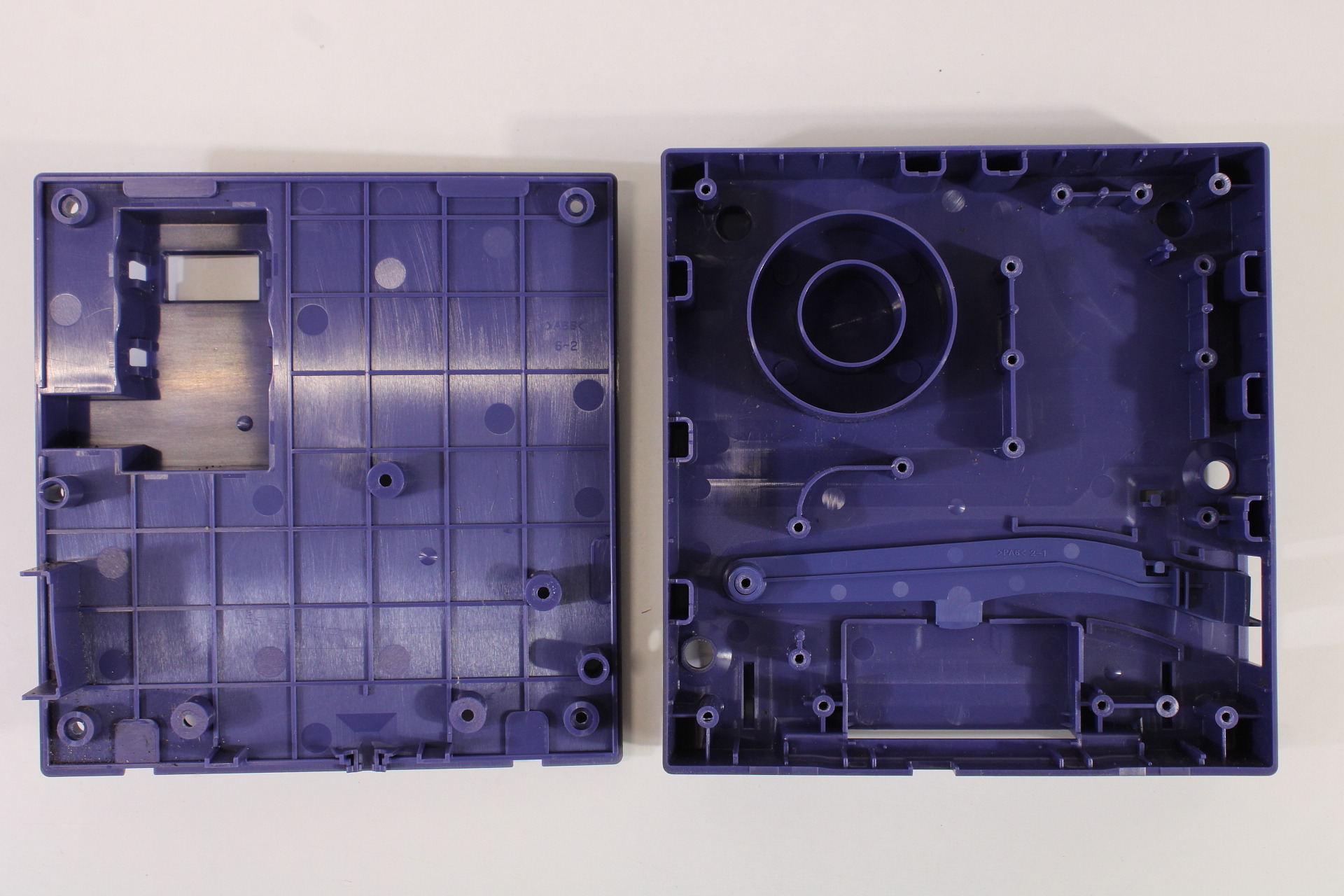 Nintendo GameCube Gameboy Player Shell Only Indigo Purple Discolored ...