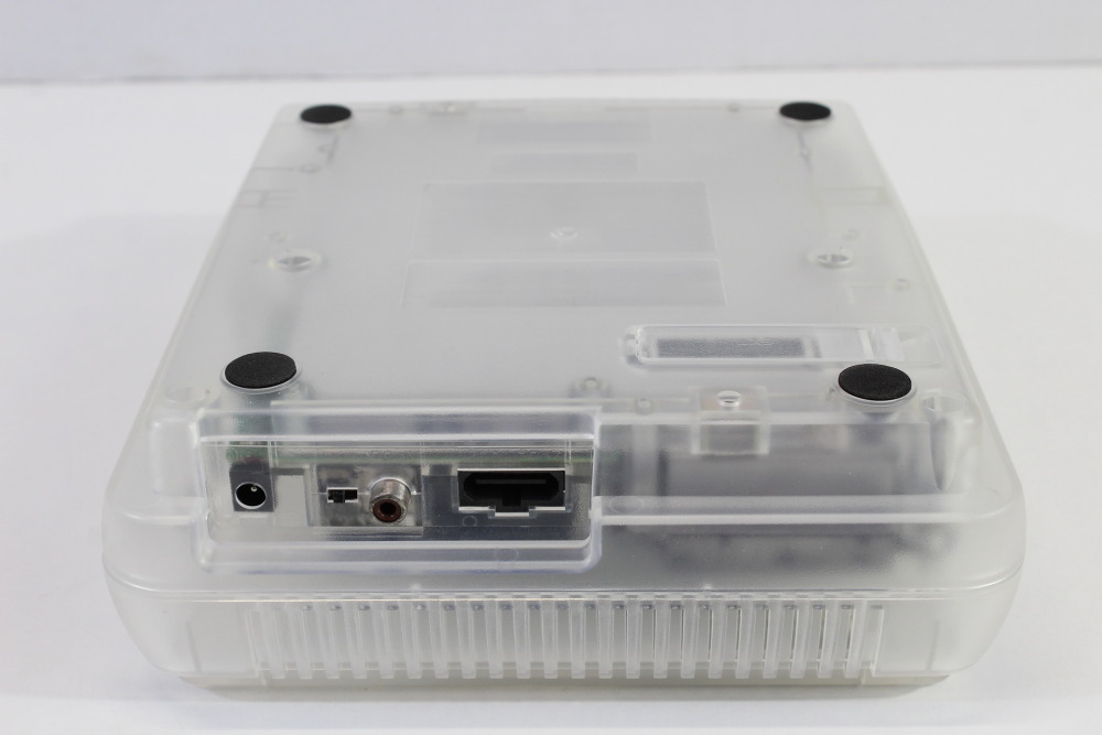 Super Famicom Console Transparent Crystal Clear White Controller x1 AC ...