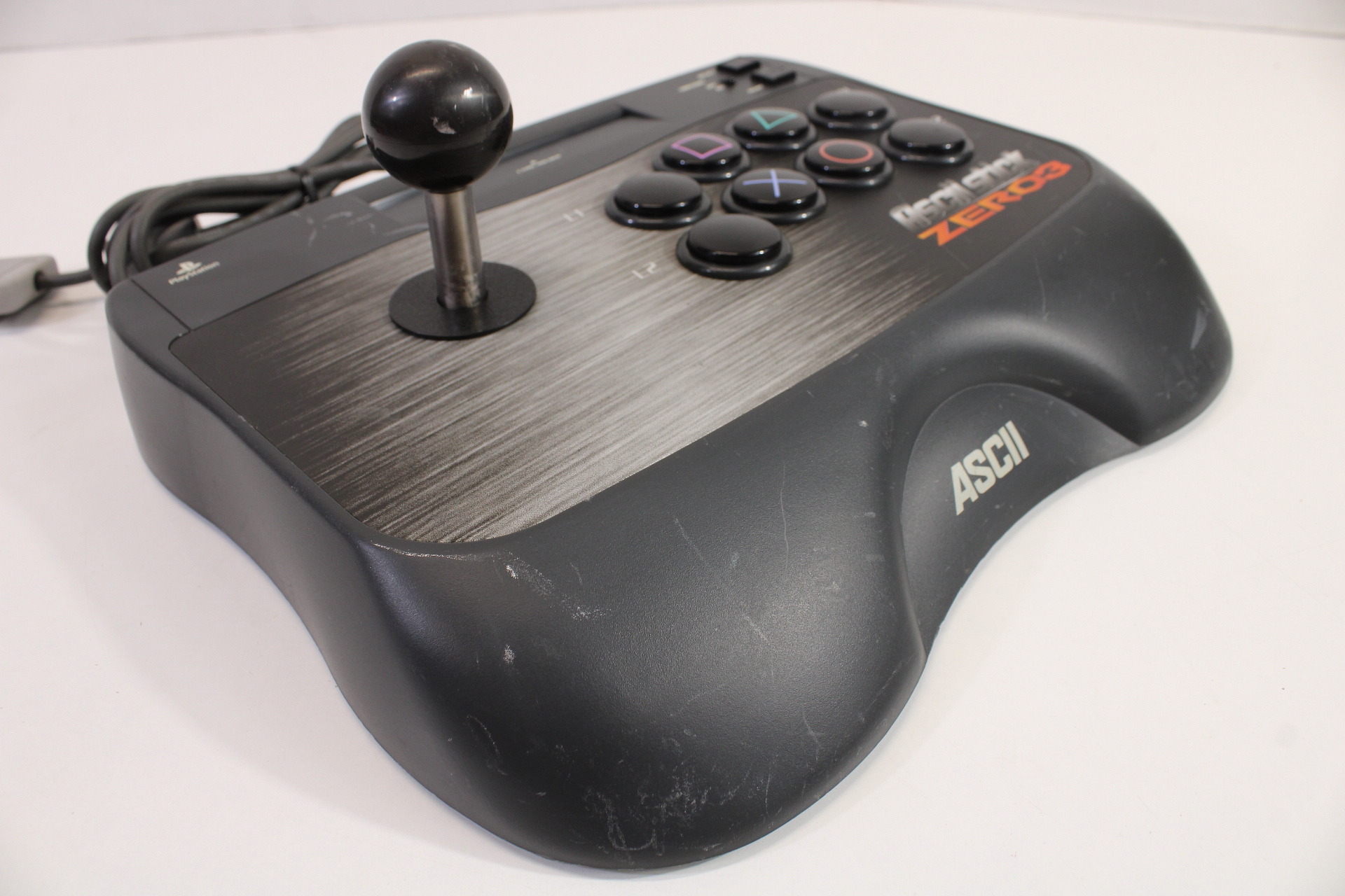ASCII Stick Zero3 Rumble Arcade Fighting Controller ASC-0516Z3 (B ...