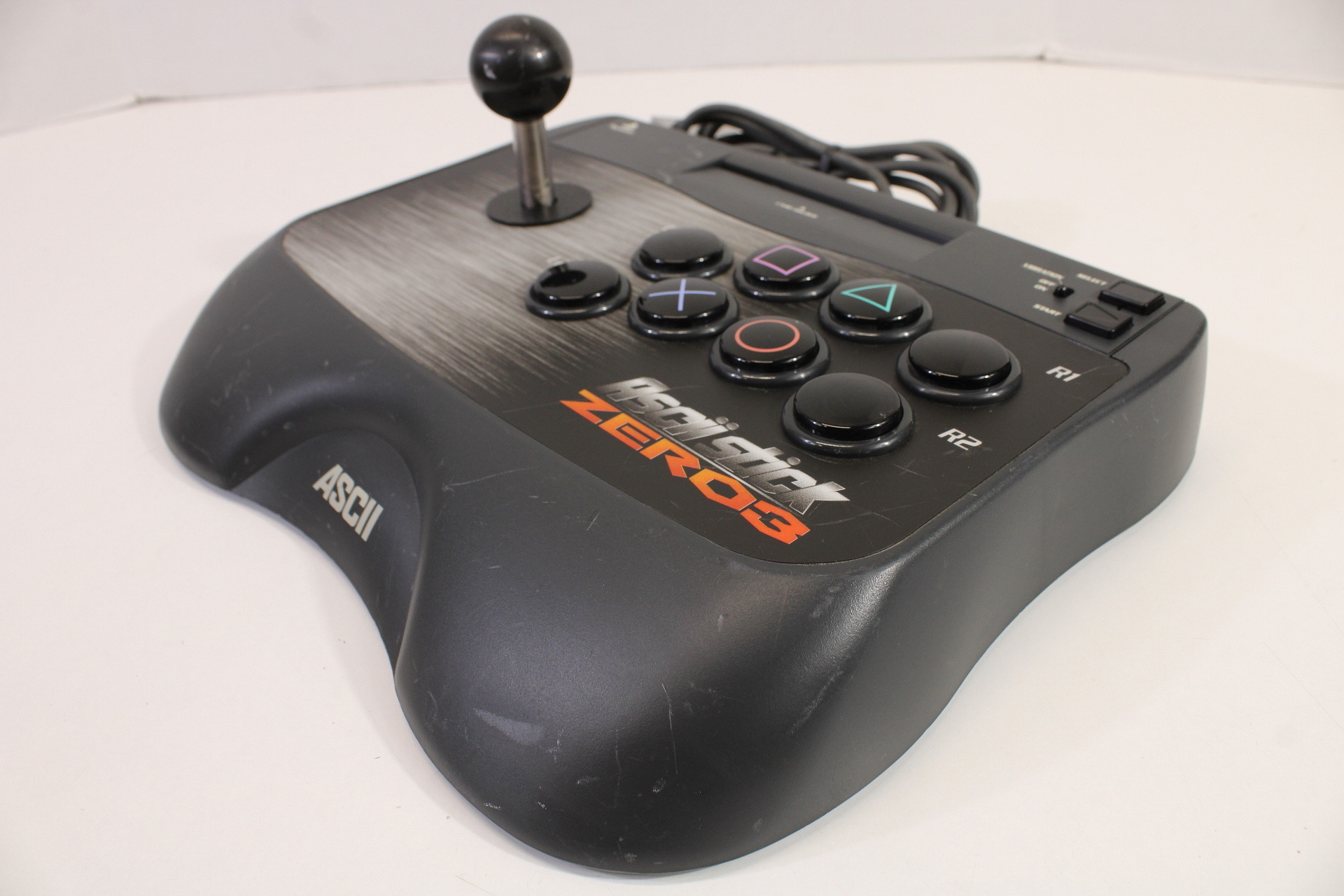 ASCII Stick Zero3 Rumble Arcade Fighting Controller ASC-0516Z3 (B ...