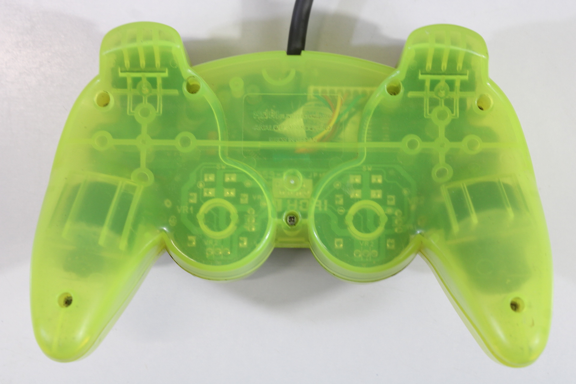 Official Hori Clear Yellow Analog Sindou Pad Controller (B) Playstation ...