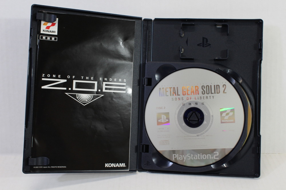 Z.O.E. Zone of Enders ZOE Hideo Kojima CIB (B) SONY PlayStation 2 PS2 ...