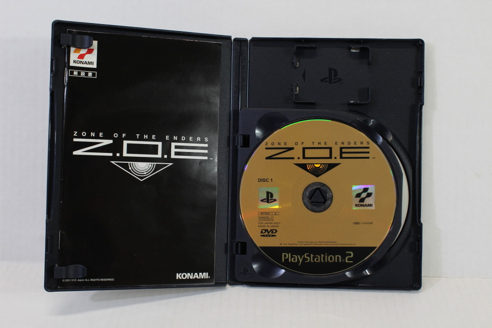 Z.O.E. Zone of Enders ZOE Hideo Kojima CIB (B) SONY PlayStation 2 PS2 ...