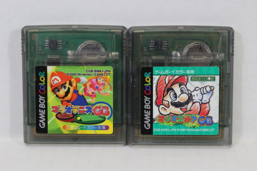 Lot of 2 Mario Tennis & Golf (B) Nintendo Gameboy Color GBC GB – Retro ...