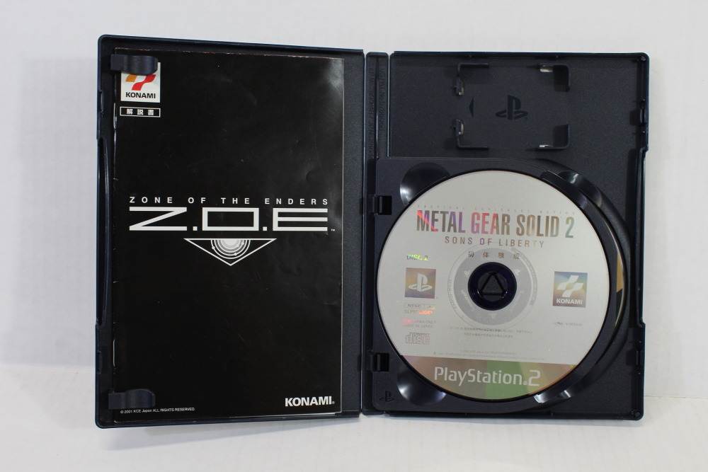 Z.O.E. Zone of Enders ZOE Hideo Kojima CIB (B) SONY PlayStation 2 PS2 ...