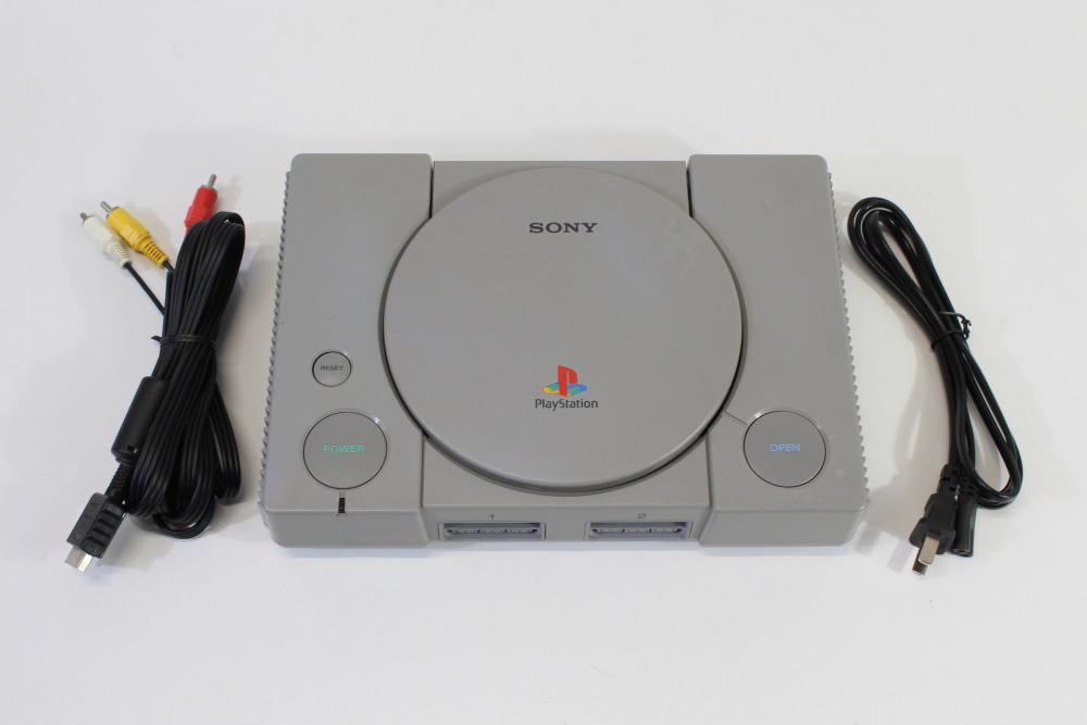 SONY PlayStation 1 PS1 Console SCPH-7500 & AC AV PS1 (B) SONY ...