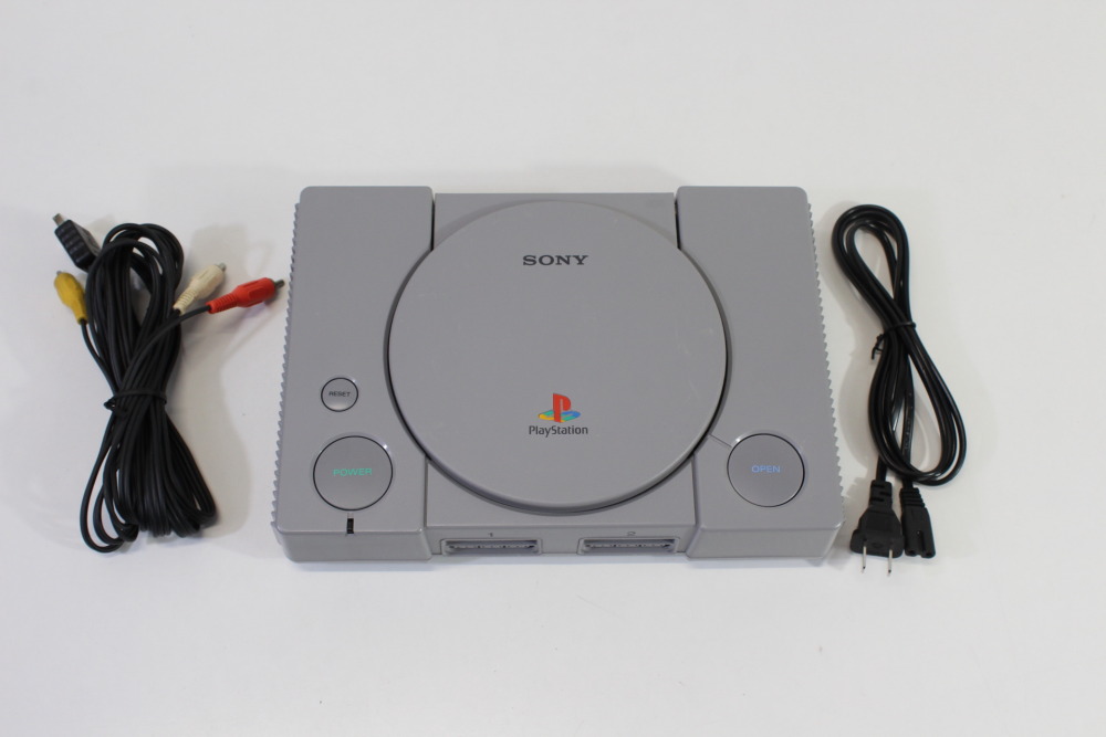 SONY PlayStation 1 PS1 Console SCPH-5500 & AC AV PS1 (A) SONY ...
