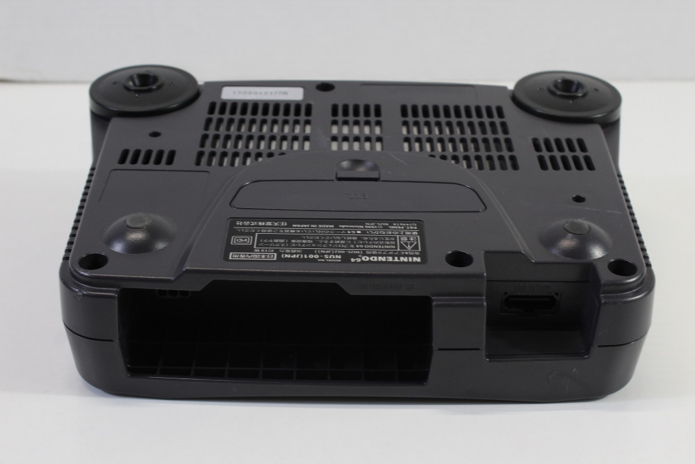 Nintendo 64 Charcoal Grey Black Console Gray Controller Mario Tennis ...