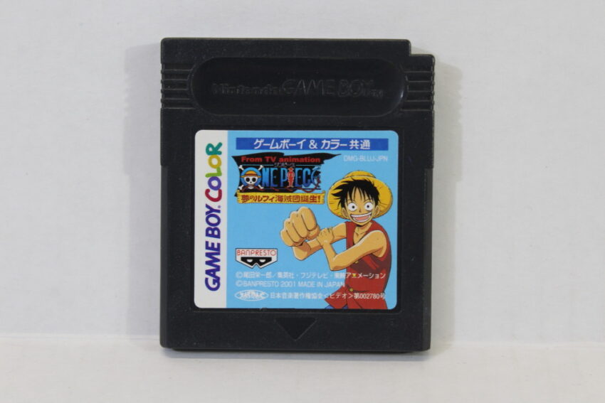 One Piece Yume no Luffy Kaizokudan Tanjou (B) Nintendo GameBoy GB ...
