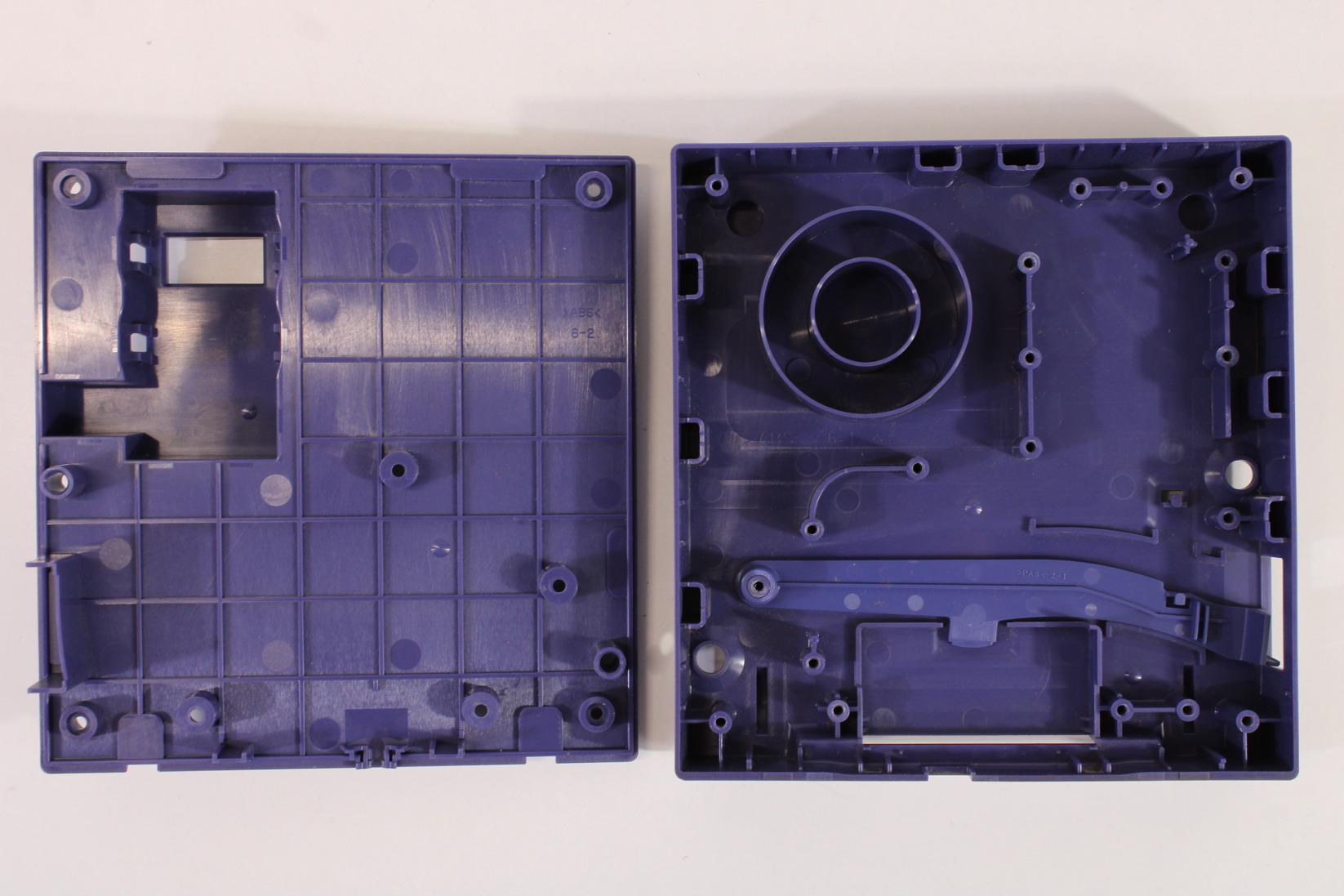 Nintendo GameCube Gameboy Player Shell Only Indigo Purple Discolored ...