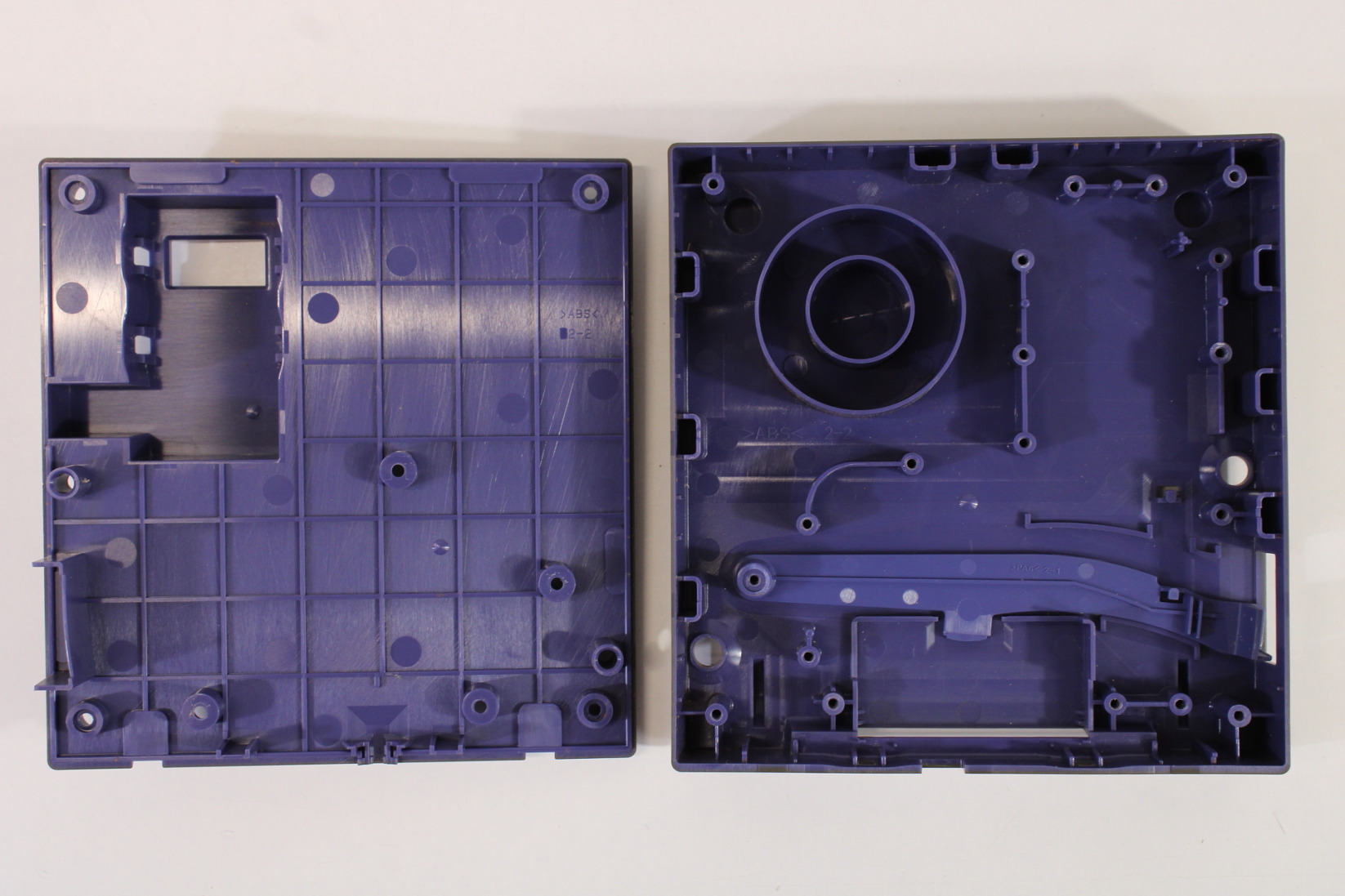 Nintendo GameCube Gameboy Player Shell Only Indigo Purple Discolored ...