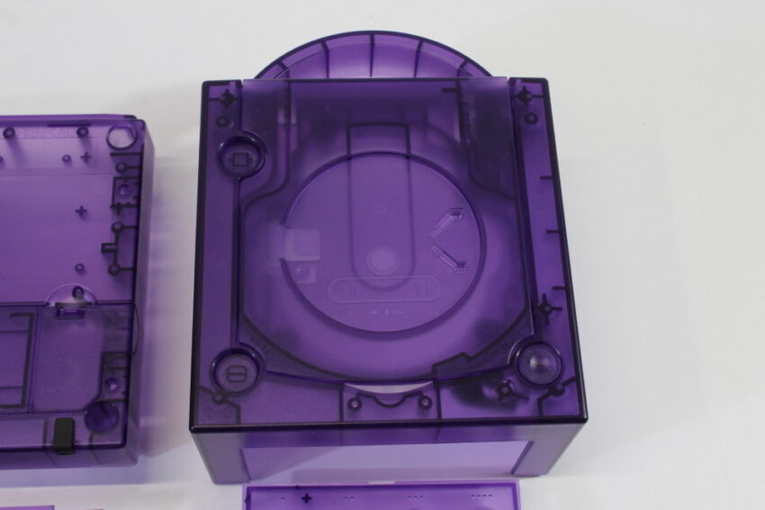 Nintendo GameCube Console Clear Translucent Purple Replacement Shell ...